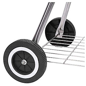 #1 Original Kettle Charcoal Grill Outdoor Portable BBQ Grill Backyard Cooking Stainless Steel for Standing & Grilling Steaks, Burgers, Backyard Pitmaster & Tailgating (18" Black Kettle Grill)