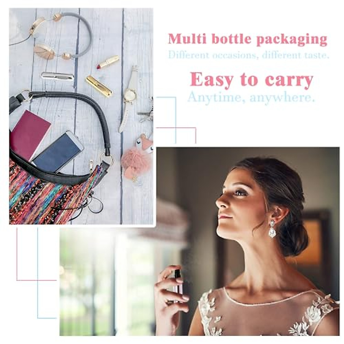 GOLF 5ml Travel Perfume Bottle Refillable Perfume Atomizer for Traveling and Outgoing (style 2)