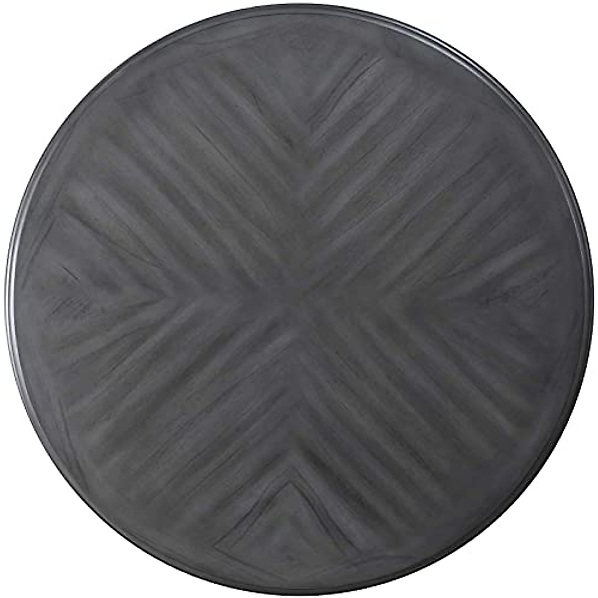 New Classic Furniture Gia 5-Piece Round Dining Set with 1 Dining Table and 4 Chairs, 47-Inch, Gray