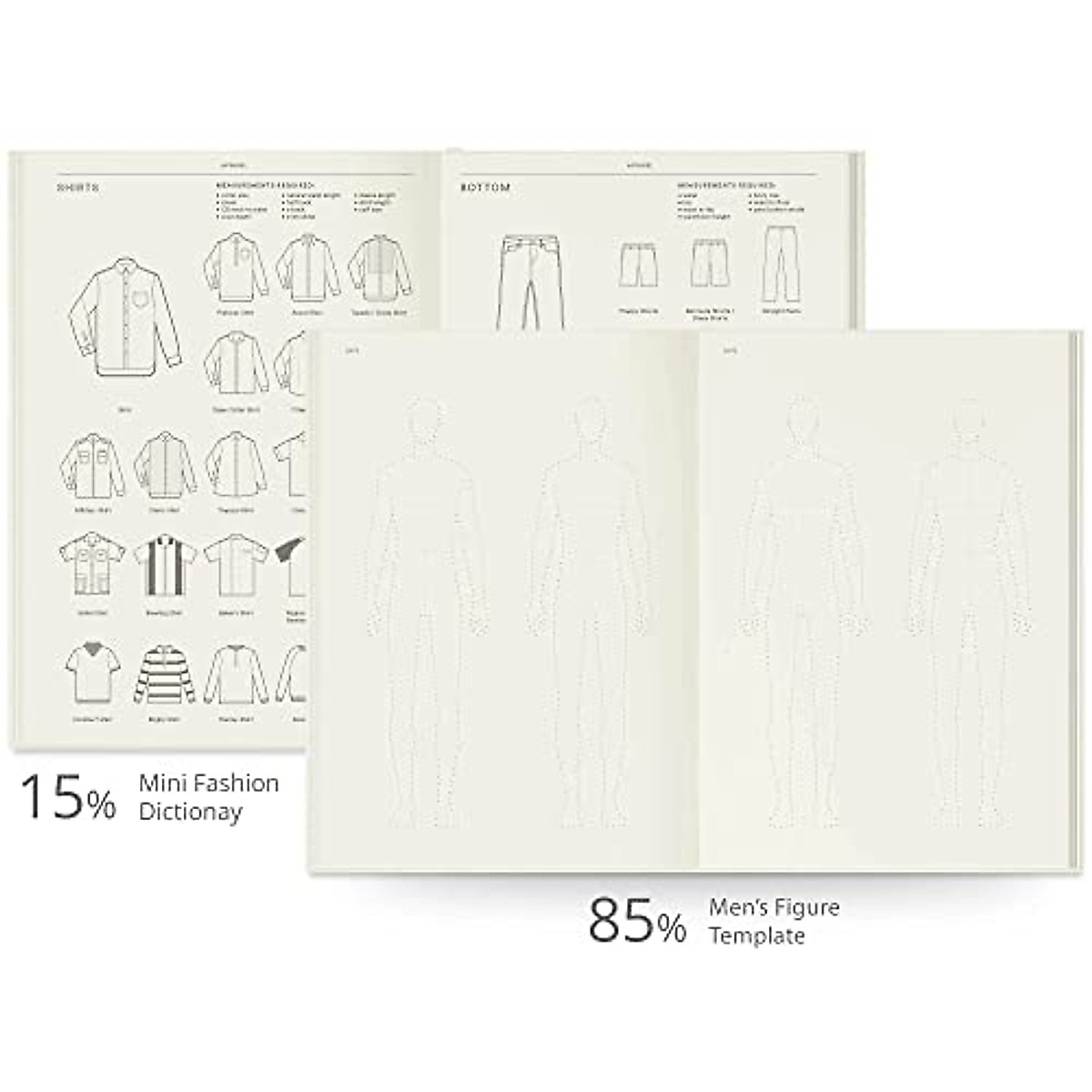 Fashionary Menswear Sketchbook A5