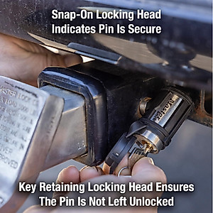 Master Lock 1480DAT Stainless Steel Receiver Lock for 5/8 in. Receiver Hole