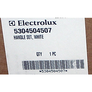 Electrolux Frigidaire Refrigerator & Freezer Door Handle Set White 5304504507