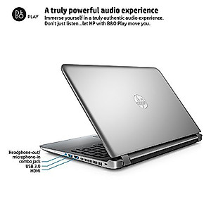 2016 HP Pavilion 15.6" Full HD High Performance Laptop, Intel Core i5-6200U Processor, 6GB RAM, 1TB HDD, 7.5-hour Battery Life, DVD+/-RW, Webcam, WIFI, HDMI, Windows 10