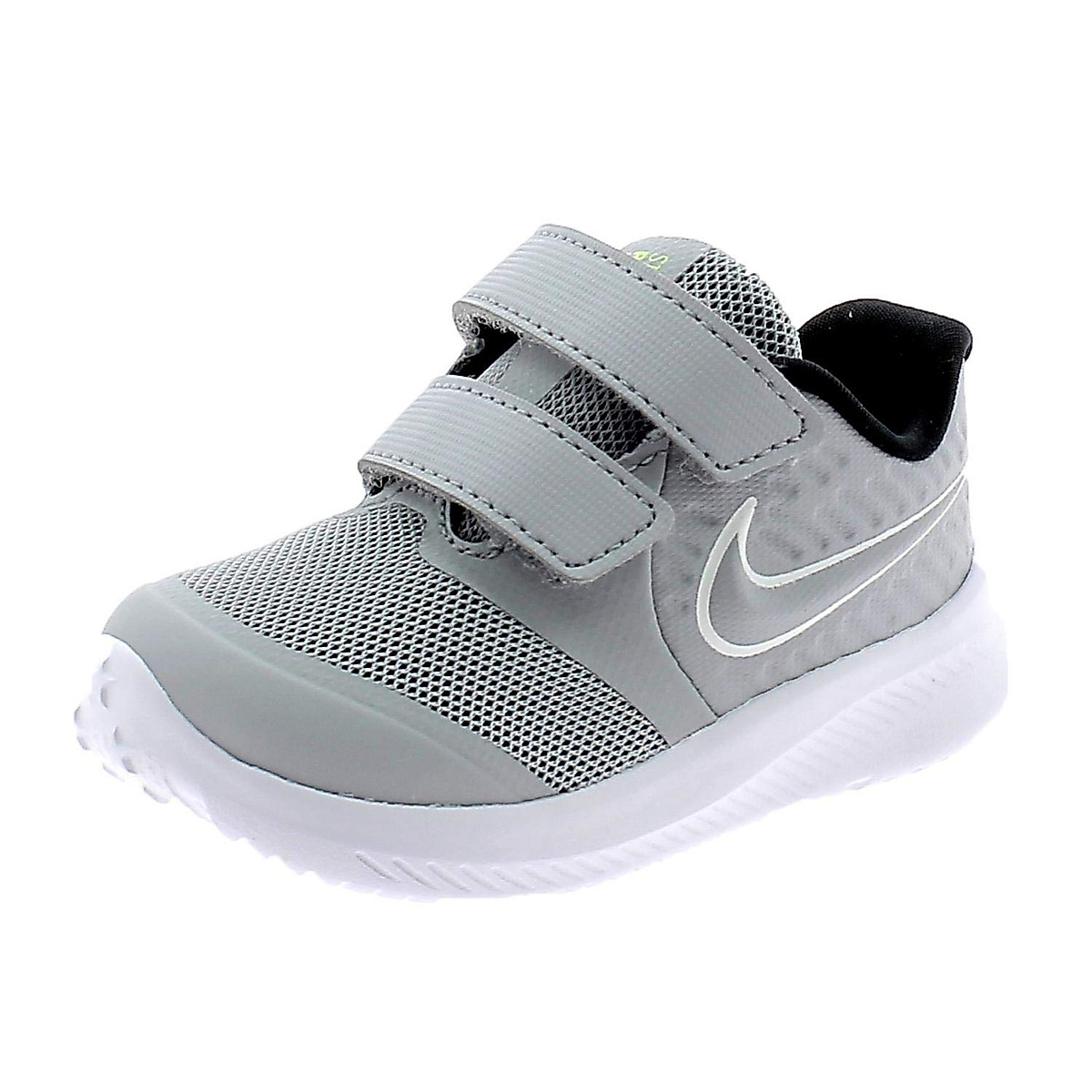 Nike Boy's Star Runner 2 (TDV) Sneaker, Wolf Grey/White-Black-Volt, 10C Toddler US Toddler