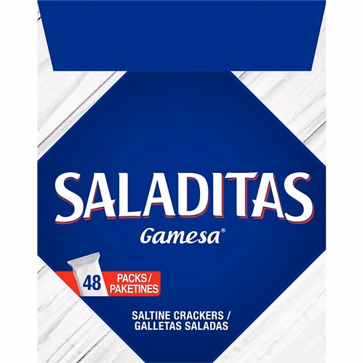 Gamesa Saladitas Crackers, 48 Count (Pack of 1)