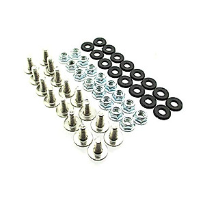 TC-Motor M6 x 16 Plastic Fender Bolt Washer Nut Screw Kit For 50cc 70cc 90cc 110cc 125cc ATV Quad 4 Wheeler