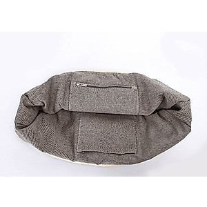 jinghuiyue Bohemian Hippie Crossbody Bag Purse Zip Hobo Sling Bag Handmade Thai Top Messenger Bags (Purple-blue)