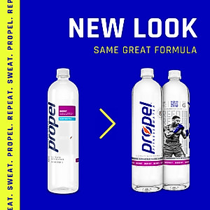 Propel, Strawberry Lemonade, Zero Calorie Sports Drinking Water with Electrolytes and Vitamins C&E, 16.9 Fl Oz (Pack of 12)