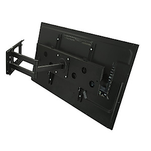 Mount-It! Long Arm TV Wall Mount with 26 Inch Extension, Swing Out Full Motion Design for Corner Installation, Fits 40 50, 55, 60, 65, 70 Inch Flat Screen TVs, 220 Lb Capacity