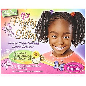 Luster's PCJ Pretty N Silky No Lye Conditioning Relaxer Children's, Regular