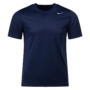 Nike Mens Team Legend Short Sleeve Crew T-Shirt (Large, College Navy)