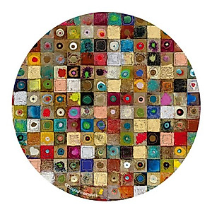 Thirstystone Drink Coasters, All Natural Stone with Non-Slip Cork Backing, Drink Absorbent & Protects Table, Great for Gifts, Galvanize (Set of 4),TSZQ2