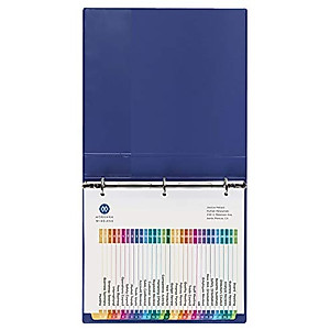 Avery 31-Tab Dividers for a 3 Ring Binders, Customizable Table of Contents, Multicolor Tabs, 1 Set (11129)