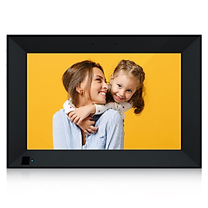 Digital Photo Frame Hyjoy WiFi Digital Picture Frame 10.1 Inch with IPS Touch Screen HD Display, Auto Dim, Auto-Rotate, Easy Setup to Share Photos or Videos from Anywhere via AiMOR App