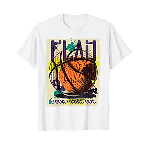 Basketball Urban Graffiti Love Basketball T-Shirt