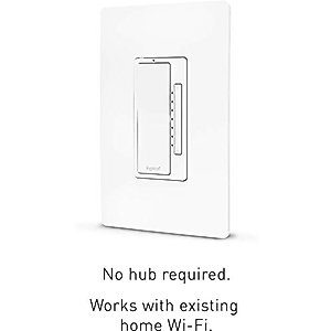Legrand, Smart Dimmer Switch, Apple Homekit, Remote Accessory, Quick Setup On iOS (iPhone or iPad), No Hub Required, HKRL60, Requires HKRL50WH to Operate