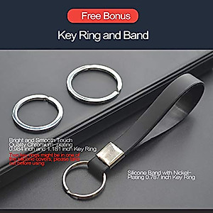 2pcs Compatible with Honda Smart Carbon Fiber Looks Silicone FOB Key Case Cover Protector Keyless Remote Holder for 2019 2018 2017 2016 2015 Honda Civic CR-V Accord CRV Pilot EX EX-L Touring Premium