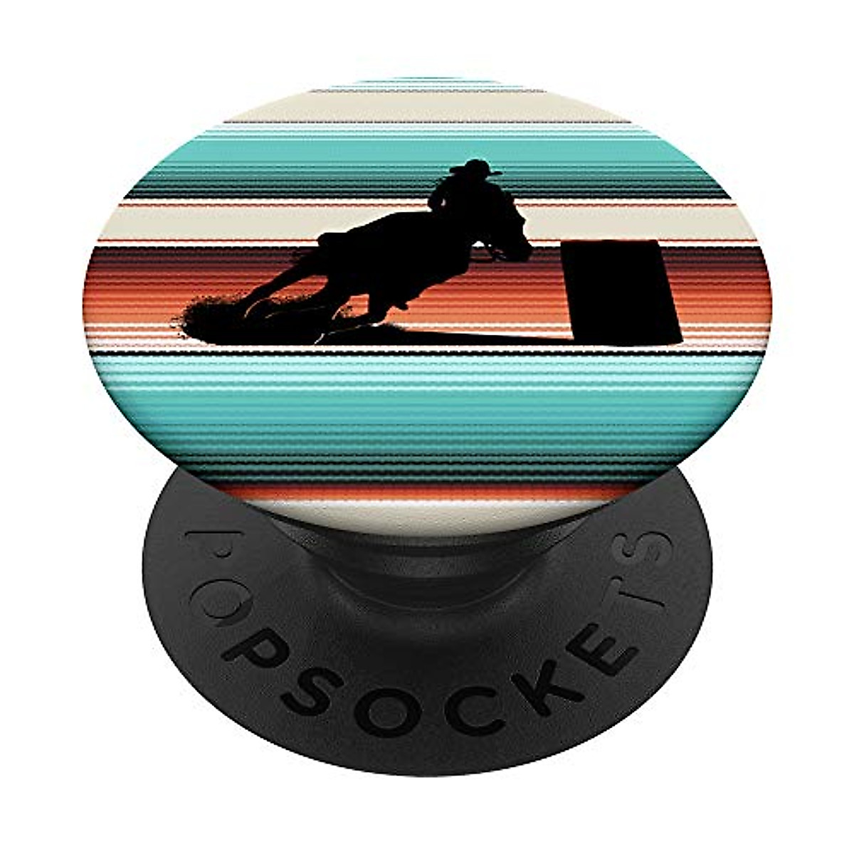 Horse Barrel Racing Serape pattern Rodeo Cowgirl PopSockets PopGrip: Swappable Grip for Phones & Tablets