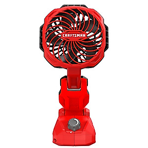 CRAFTSMAN V20 Cordless Personal Fan, Compact and Collapsible, Bare Tool Only (CMCE010B)