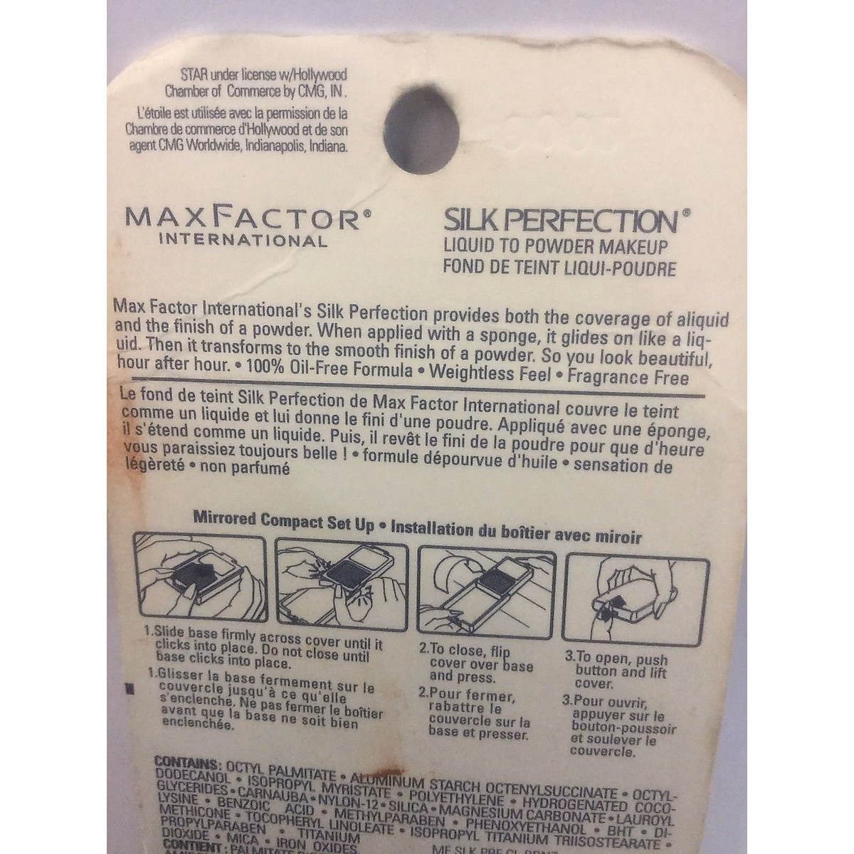 Max Factor Silk Perfection Liquid to Powder Makeup Foundation Cool Bronze Original Formula