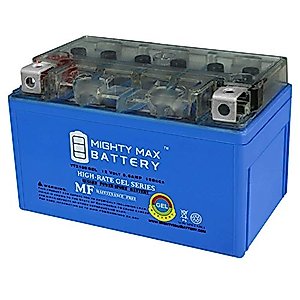 Mighty Max Battery YTZ10SGEL -12 Volt 8.6 AH, GEL Type, 190 CCA, Rechargeable Maintenance Free SLA AGM Motorcycle Battery (1 Pack)