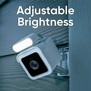 Wyze Cam Spotlight, Wyze Cam v3 Security Camera with Spotlight Kit, 1080p HD Security Camera with Two-Way Audio and Siren, IP65 Weatherproof, Compatible with Alexa and Google Assistant