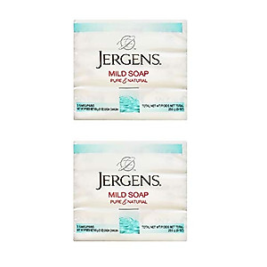 Jergens Mild Soap 3 Bars 3 oz ea (Pack of 2)