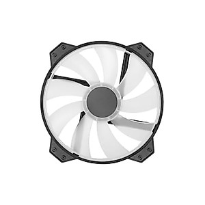 Cooler Master MF200R RGB - Premium-Quality 200mm Hybrid Silent High Airflow In-Take Fan for Computer Case (R4-200R-08FC-R1)