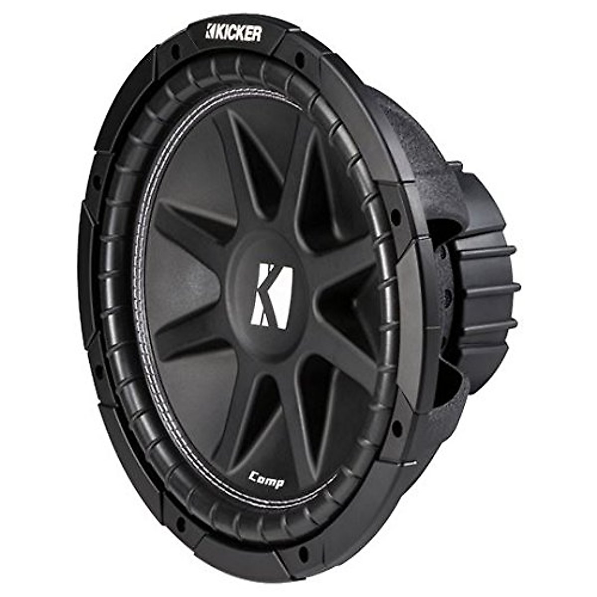 (1) Kicker C12 Subwoofer Single 12" Regular Cab Truck Sub Box Enclosure Bundle with HA-A400.1 Mono Amplifier