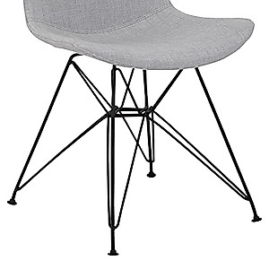 Armen Living Palmetto Dining Chair, Gray