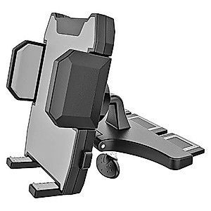 Kolasels Universal CD Slot Phone Mount, Car Cell Phone Holder with One Hand Operation Design for iPhone 11/Xs/Xr/X/8 Plus/8/7/6, Samsung Note 10+/10/9/8/7, HTC, LG and More 3.5-6.5 inch Cell Phones