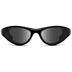 7eye Viento Wind Blocking Sunglasses, Glossy Black, Gray Lenses