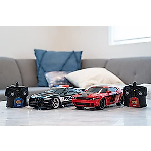 Jada Toys Hyperchargers 1:16 2020 Ford Mustang Shelby GT500 & 2019 Dodge Challenger SRT Remote Control Car, Toys for Kids and Adults