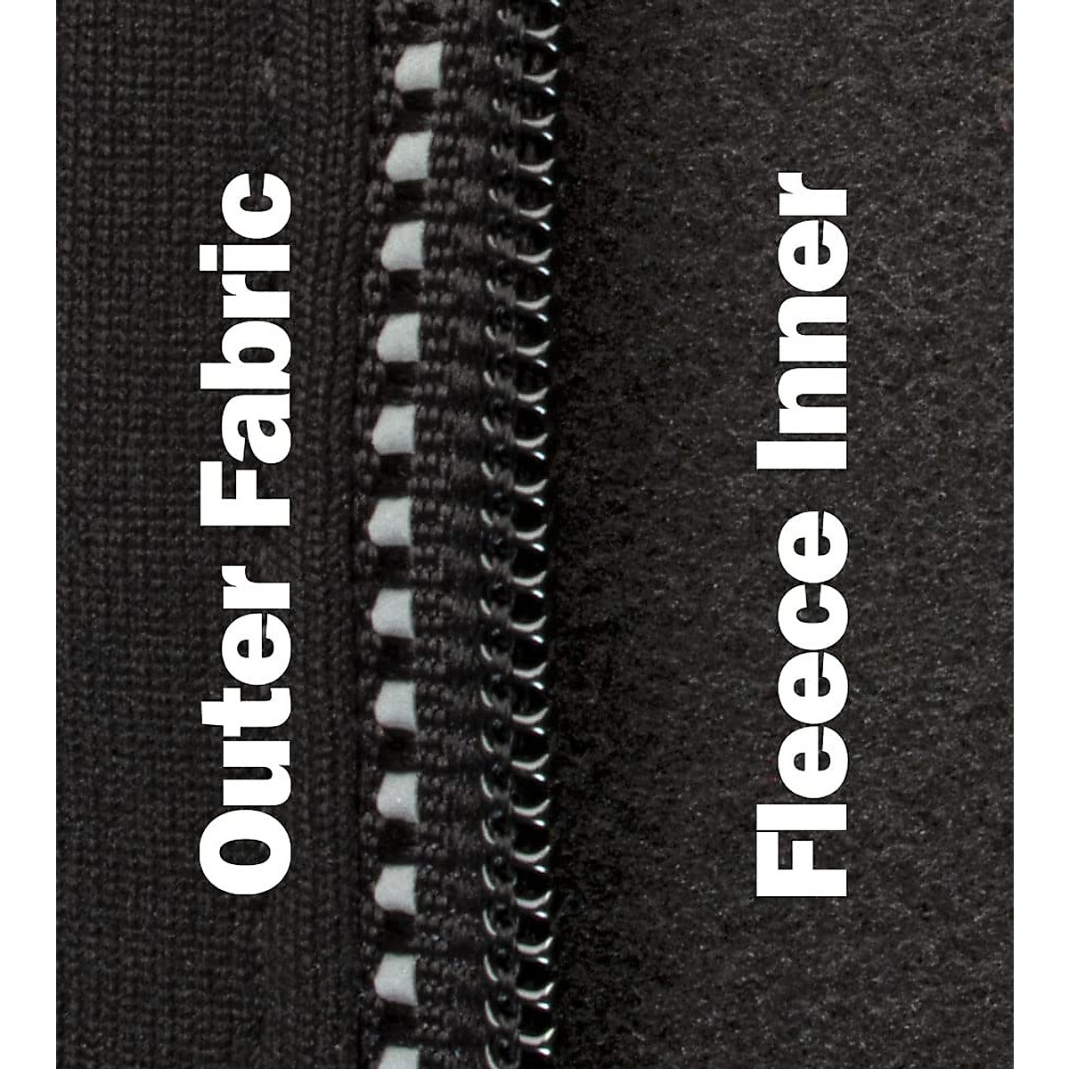 AERO|TECH|DESIGNS | Men's USA Classic Thermal Fleece Unpadded Workout Tights | Black | Tall Fit | Large