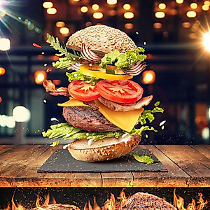 FETESUR Silicone Hamburger Bun Pan, Silicone Perforated Hamburger Bun Mold, Chocolate Chip Coookies Mold, Non-Stick Baking Pan for Making Buns, Mesh Baking Sheets