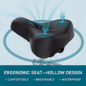 HITWAY Electric Bike for Adults, E Bike with 36V/12Ah Removable Battery 16"×3.0 Fat Tire Folding Electric Bicycle with 500W Motor 20MPH/20-45Miles Mountain E Bike for Men Women, IP54, UL2849 Certified