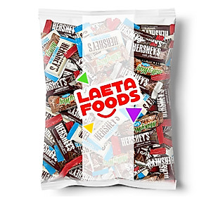 Assorted Chocolate Candy Bars - HERSHEY’S, MILKY WAY (3 Pound Bag - Approx. 90 Count)