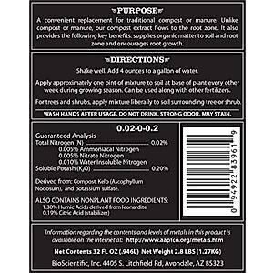 Great Big Tomatoes - Soil and Fertilizer Booster; 32 Ounce Concentrate (Makes 8 Gallons)