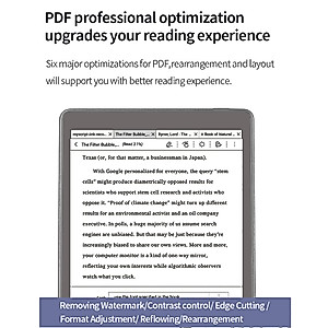 MEEBOOK P78 Pro e-Book Reader, 2022 New 7.8" Eink Carta Touchscreen,Support Handwriting, Built-in Cold/Warm Light/Audible &Out Speaker, Android 11, Support Google Play Store,OTG/USB C,3GB+32GB