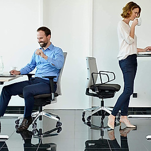 Office Chair Wheels for IKEA Chairs,10mm stem Caster, 3 Inch Heavy Duty Replacement Rubber Chair Casters, Quiet & Smooth Rolling for IKEA Casters, Protection for Hardwood Floors or Carpet