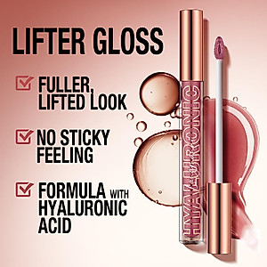 LANGMANNI Hyaluronic Acid Lip Gloss Set(3Pcs),Shimmer & Long Lasting Smooth Texture Gloss For Lips Plumping,Moisturizing And Brightening. 0.1oz/pc (#1+#2+#3)