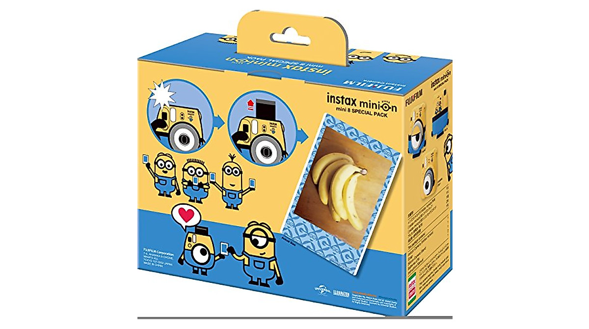 Fujifilm Instax Mini 8 Minion Instant Camera - Fun Photos!