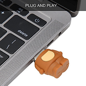 Kafuty-1 Cute USB Flash Drive, Cartoon Animal Monkey Thumb Drive, Pendrive Memory Thumb Stick, Gifts for School Students Kids Children Teacher Collegue Employees(64GB)