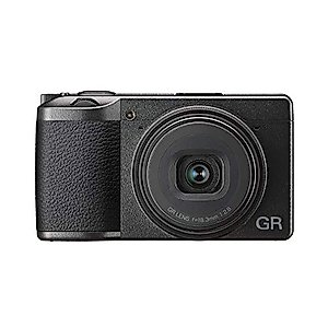 Ricoh GR III Digital Compact Camera, 24mp, 28mm F 2.8 Lens with Touch Screen LCD