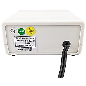 DC Power Supply 1-15V at 2A with LED Display, Compact Size, CE and RoHS Compliant by EX ELECTRONIX EXPRESS