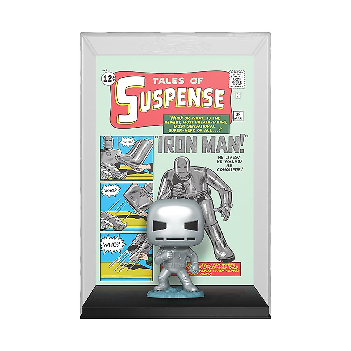 Funko POP! Comic Cover: Marvel - Tales of Suspense #39, Iron Man - Marvel Comics - Collectable Vinyl Figure - Gift Idea - Official Merchandise - for Kids & Adults - Comic Books Fans