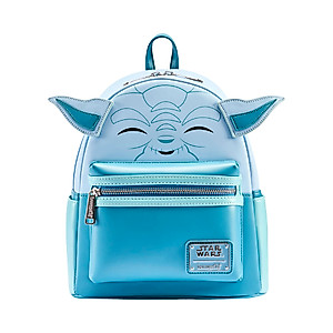Loungefly Star Wars: Yoda Hologram Backpack, Glow in the Dark (Amazon Exclusive)