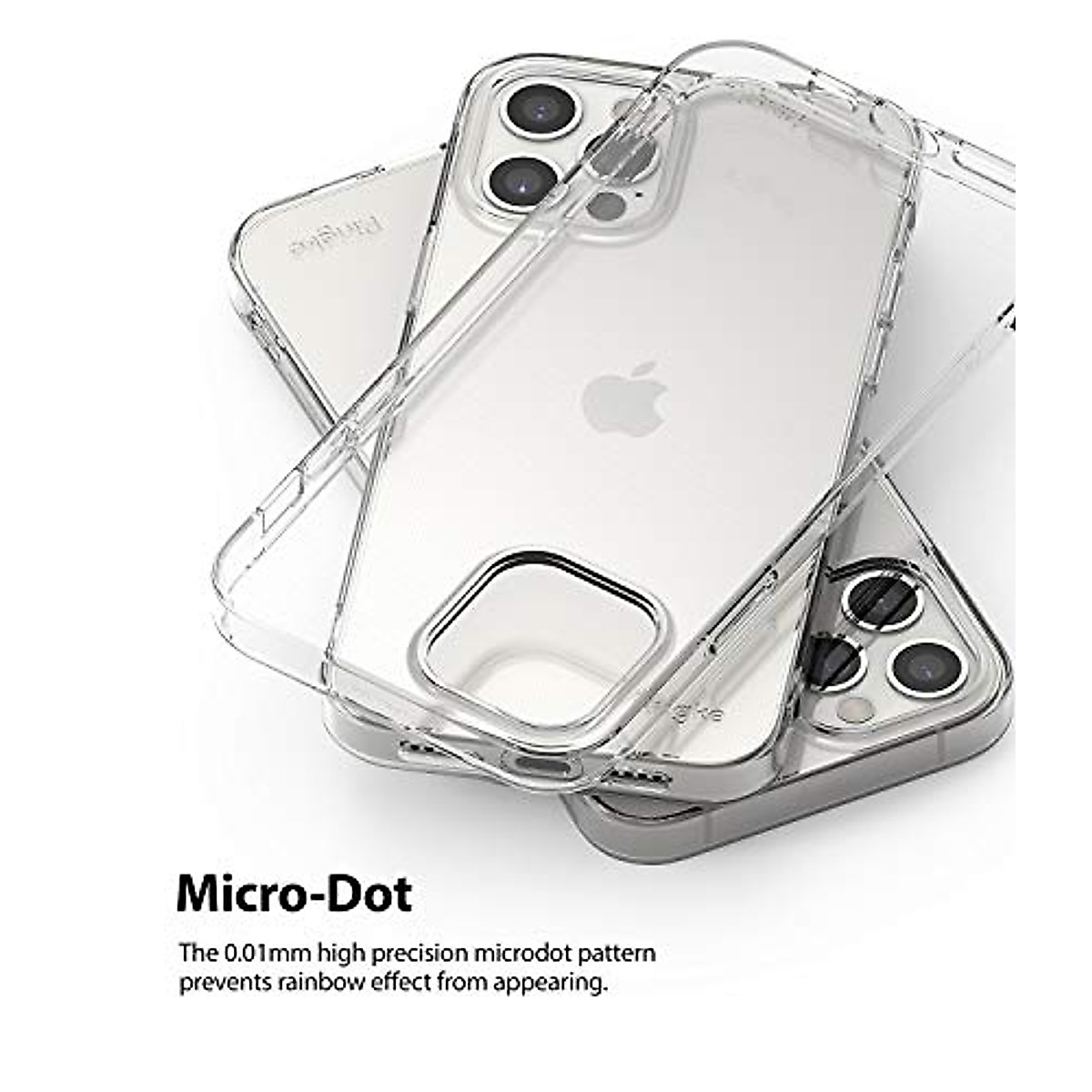 Ringke Air Shoulder Strap Compatible with iPhone 12 Pro Max Case, Crossbody Necklace Lanyard with Clear TPU Silicone Phone Cover for 6.7-inch (2020) - Clear