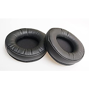 Replacement Earpads Compatible with Pioneer Pro DJ HDJ-700-K HDJ700 Headphone,Earmuffs Repair Parts (Black 1 Pair)