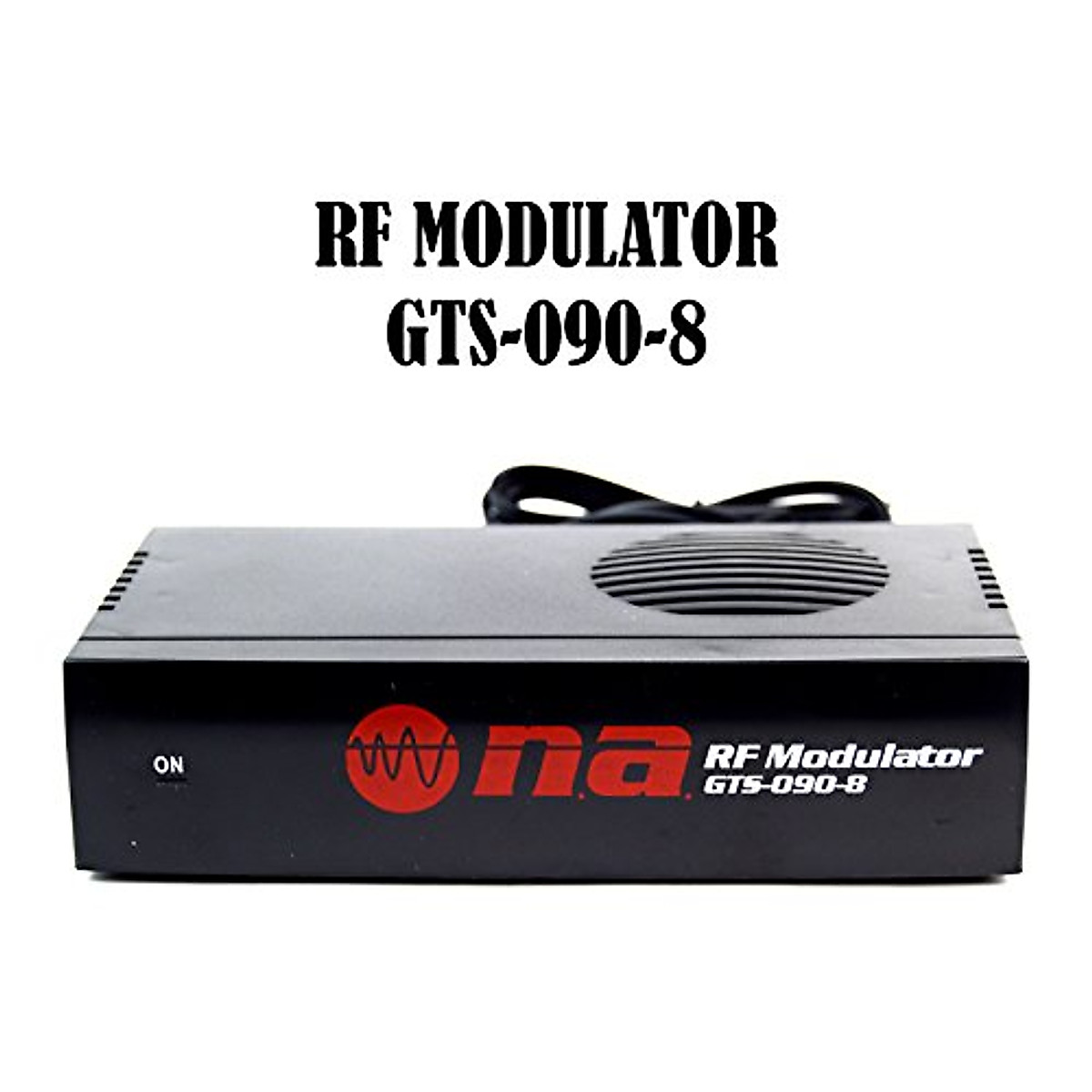 Universal RF Modulator RCA Audio Video to Coaxial Coax F-Type With S Video GTS-090-8